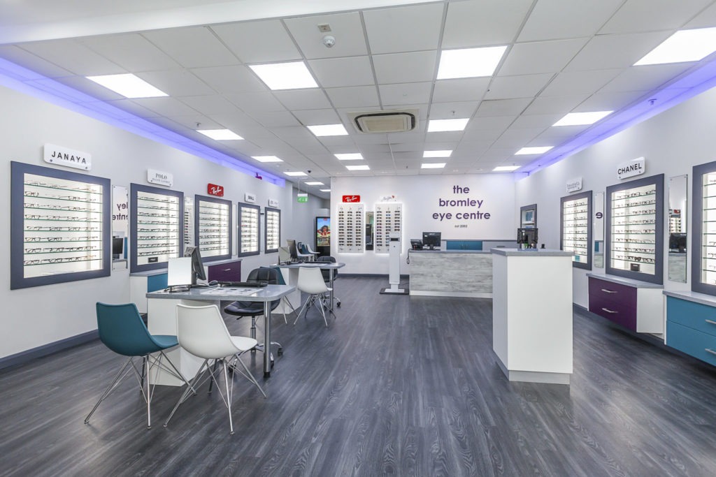 Reception Desks for Opticians | Bespoke Reception Area Design & Fit-Out