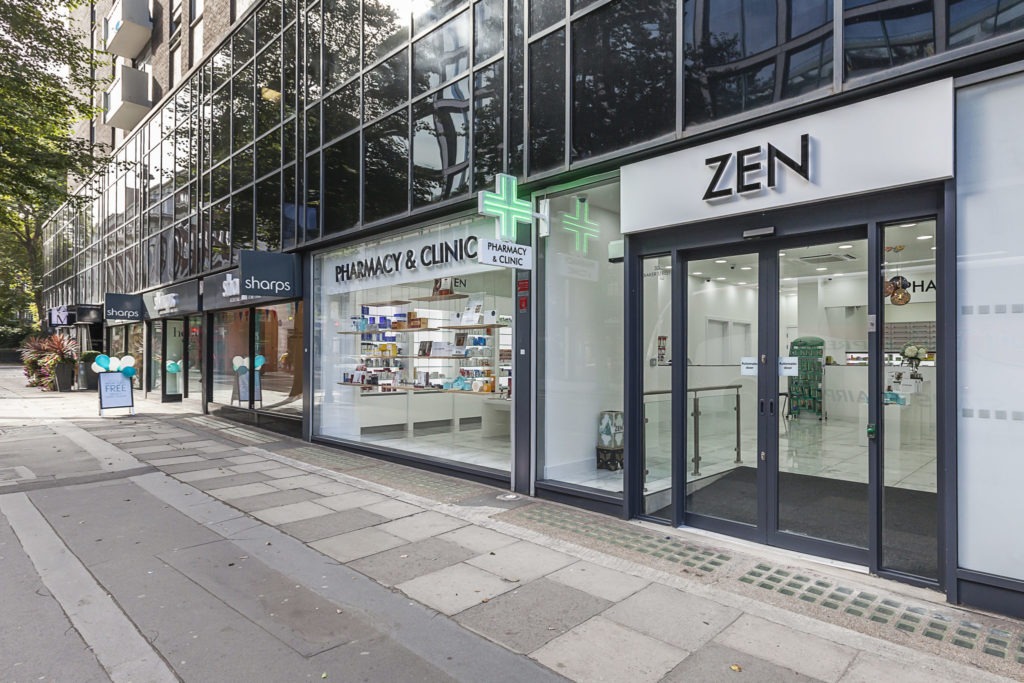 Pharmacy exterior design | Pharmacy shopfitters | Services